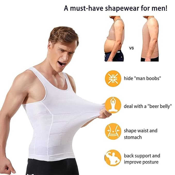 Men's Body Shaper Compression Vest – Age of Beauty Ph