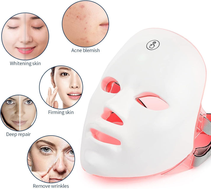 7 Color LED Face Light Therapy Mask – Age of Beauty Ph