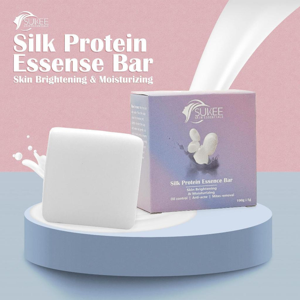 SUKEE Silk Protein Essence Bar Brightening and Moisturizing Soap Bar ...